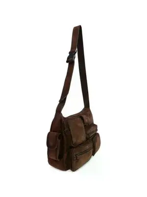 Balenciaga Superbusy Messenger Bag In Light Espresso