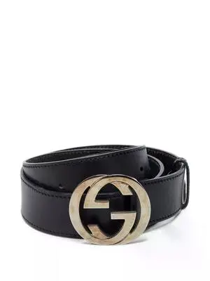 GUCCI Interlocking G Leather Belt