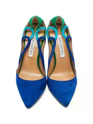 AQUAZZURA Fenix Suede Pumps