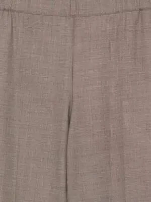 D.exterior Elasticated-waistband Turn-up Trousers