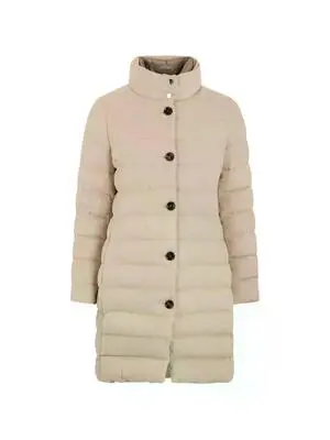 MOORER Aphelia-ls9 Padded High-neck Coat - Neutrals