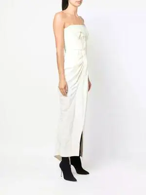 Maticevski Strapless Draped Floor-length Dress