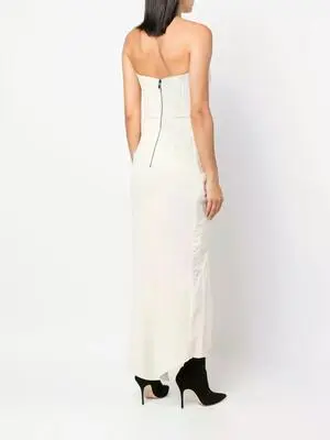 Maticevski Strapless Draped Floor-length Dress