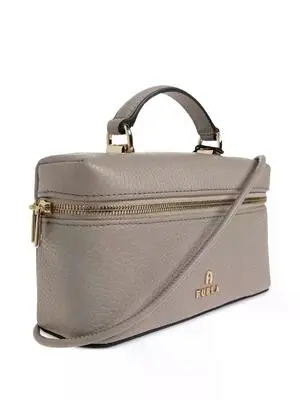 Furla Camelia Micro Leather Mini Bag - Neutrals