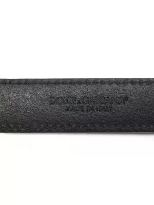 Dolce & Gabbana Leather Buckle Belt