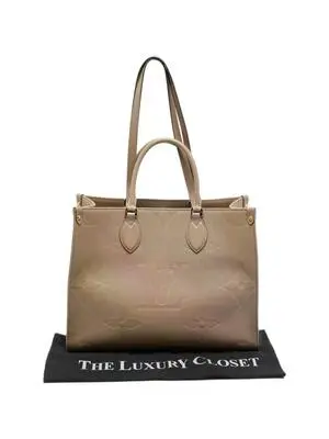LOUIS VUITTON 2021 Medium Onthego Empreinte Monogram Tote Bag
