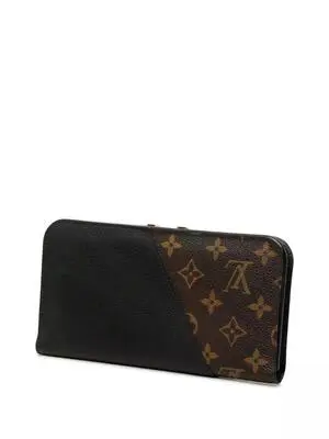 LOUIS VUITTON 2016 Monogram Kimono Wallet Long Wallets - Black