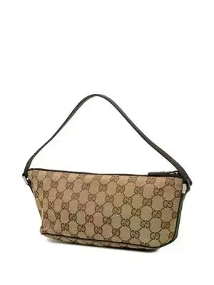 Gucci 2000-2015 Gg Canvas Boat Shoulder Bag