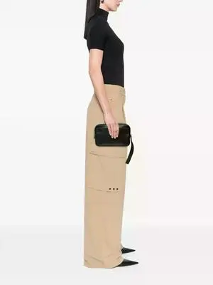 LOUIS VUITTON 2003 Taiga Pochette Kaluga Clutch Bag - Black