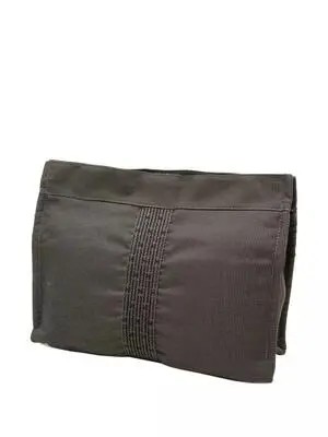 Hermès 1990-2010 Canvas Herline Clutch Bag