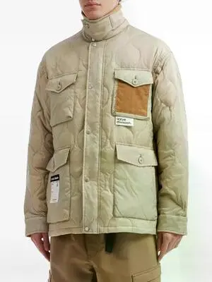 Izzue Quilted Corduroy-collar Jacket
