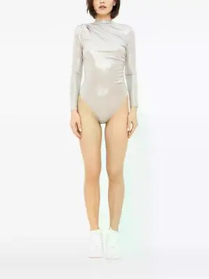 TESSITURA BODY COUTURE Asymmetric Draped Body - Silver