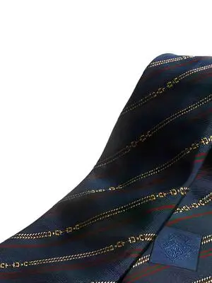 Gucci Interlocking G Horsebit Silk Tie