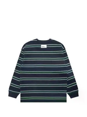 AAPE BY *A BATHING APE Striped Long-sleeve T-shirt - Blue