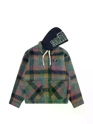 AAPE BY *A BATHING APE Check-pattern Zip-up Shirt Jacket