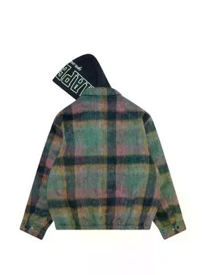 AAPE BY *A BATHING APE Check-pattern Zip-up Shirt Jacket
