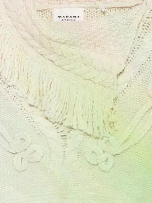 MARANT ETOILE Kacie Fringe-trim Sweater
