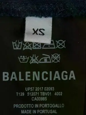 Balenciaga 2017 Bb18 Graphic Oversized T-shirt