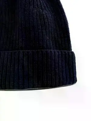DANIELE FIESOLI Ribbed-knit Beanie Hat - Blue