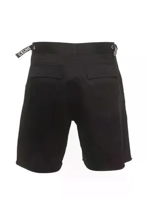 Celine Frayed Hem Cargo Shorts
