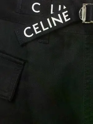 Celine Frayed Hem Cargo Shorts