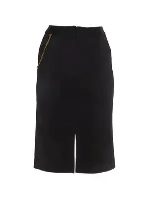 Givenchy Stretch-knit Chain-detail Midi Skirt