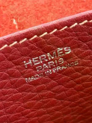 Hermès 2014 Taurillon Clemence Halzan 31 Satchel