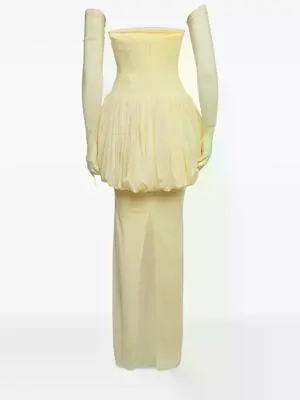 CHATS BY C.DAM Katherine Strapless Peplum Dress