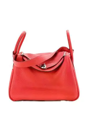 Hermès Lindy Bag Clemence 30 Shoulder Bag - Red