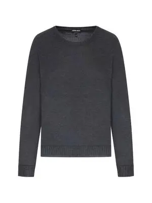Giorgio Armani Fine-knit Cashmere Sweater - Grey
