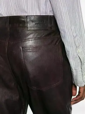 Max Mara Leather Trousers