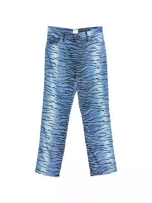Moschino 2000s Tiger-print Jeans