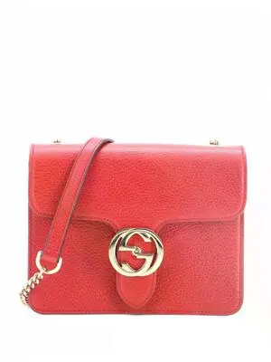 Gucci Interlocking Leather Small Shoulder Bag