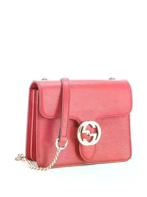 Gucci Interlocking Leather Small Shoulder Bag