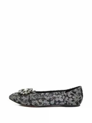 Dolce & Gabbana Vally Crystal-embellished Ballet Flats