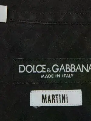 Dolce & Gabbana Martini Monogram-jacquard Shirt