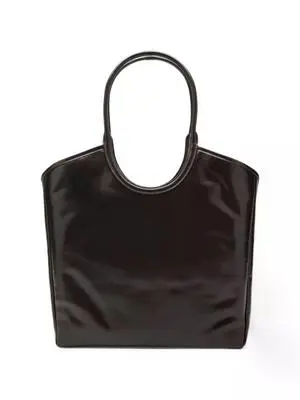Miu Miu Logo-appliqué Leather Shoulder Bag