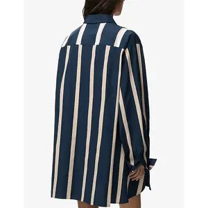 Loewe Contrast-stripe Cotton Shirt Dress