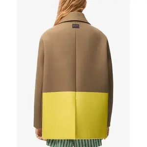 Loewe Contrast Long-sleeve Wool Jacket