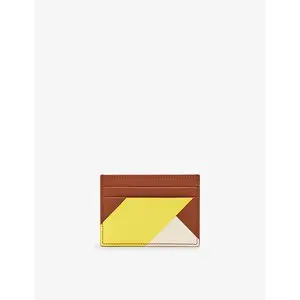 Loewe Angram Graphic Leather Card Holder - Multicolor Squirrel
