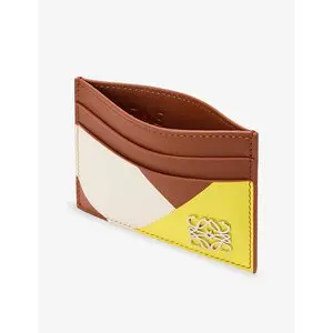 Loewe Angram Graphic Leather Card Holder - Multicolor Squirrel