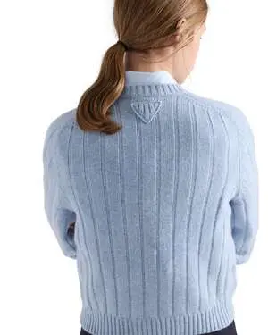 Prada Re-cashmere Crew-neck Sweater