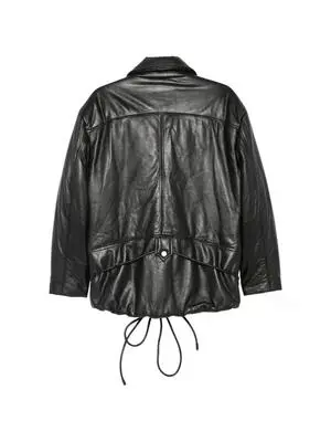 Costume National 2000s Biker Leather Jacket