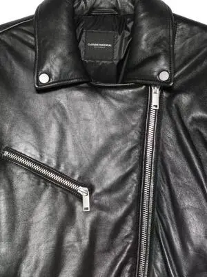 Costume National 2000s Biker Leather Jacket