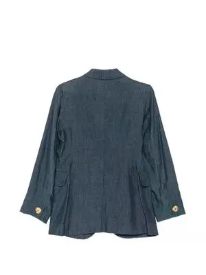 ROMEO GIGLI 1990s Button-up Linen Jacket