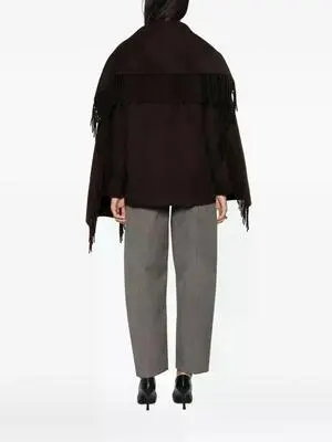 YERSE Fringe-trimmed Fitted Jacket
