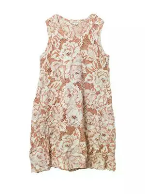 Comme Des Garçons Floral-lace Asymmetric Top