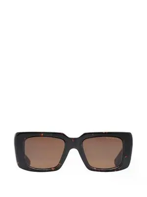 Dita Levele Rectangle-frame Sunglasses