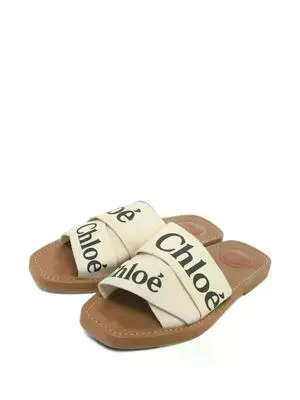 Chloé Woody Crossover-strap Slides