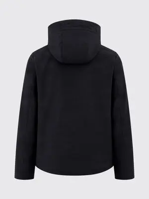 Woolrich Technical Polyester Windbreaker Jacket With Hood
